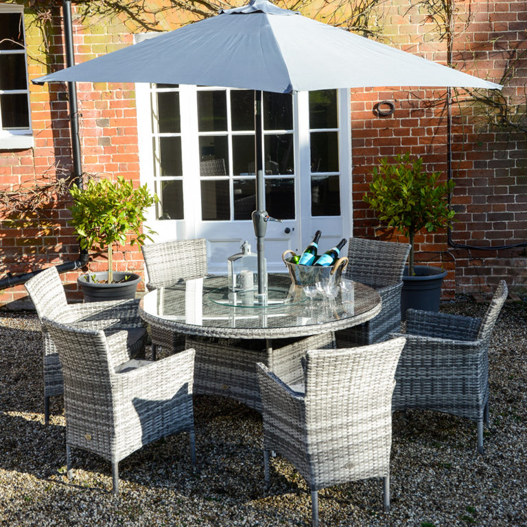 Malmo 6 Stacking Dining Set - Regatta Garden Furniture Essex