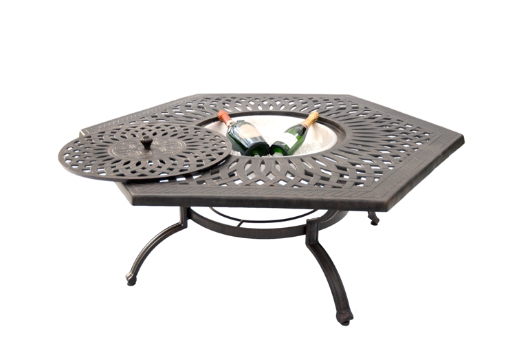 Hexagon Fire Pit Table