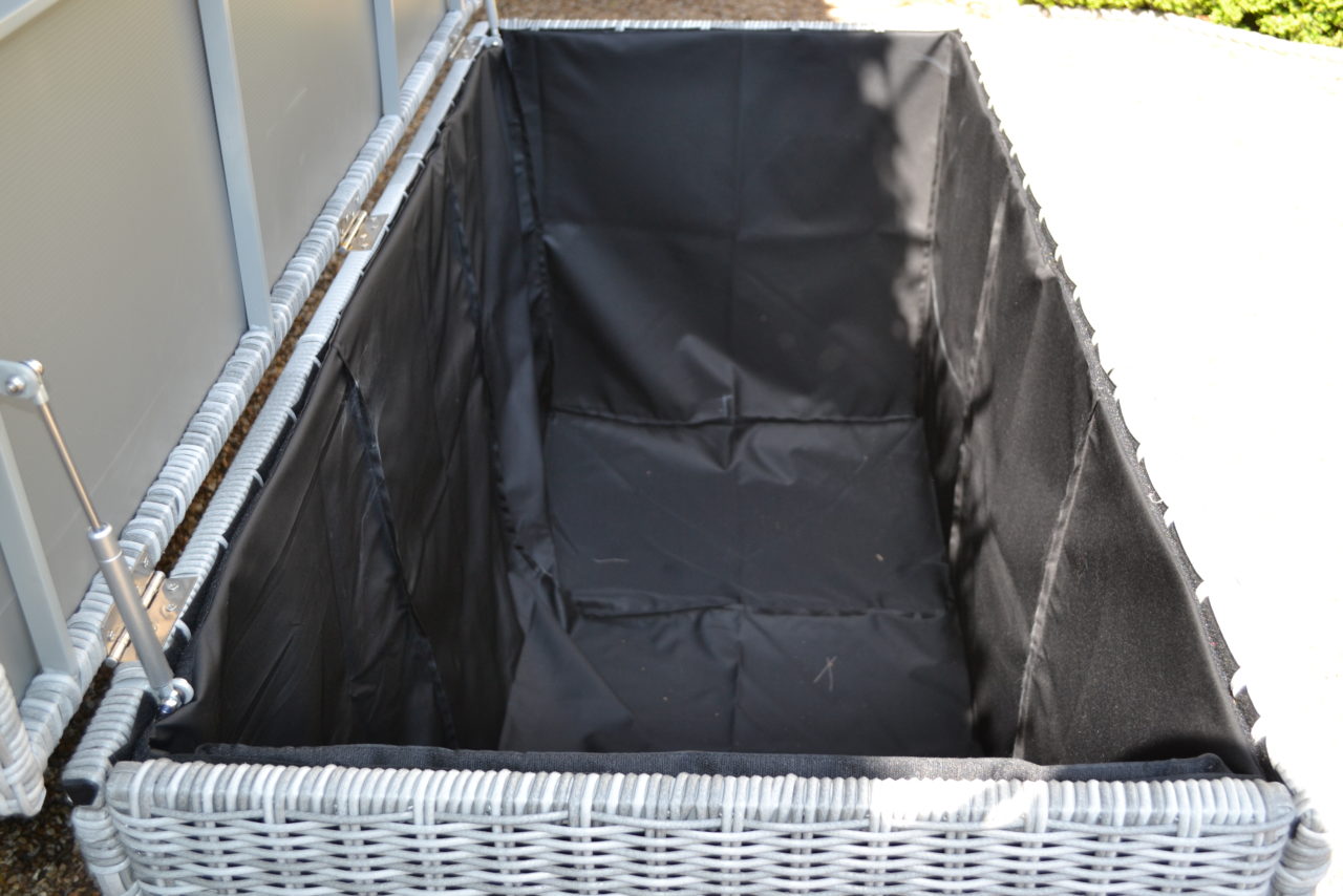 Deluxe XL Cushion Box - Slate - Regatta Garden Furniture Essex
