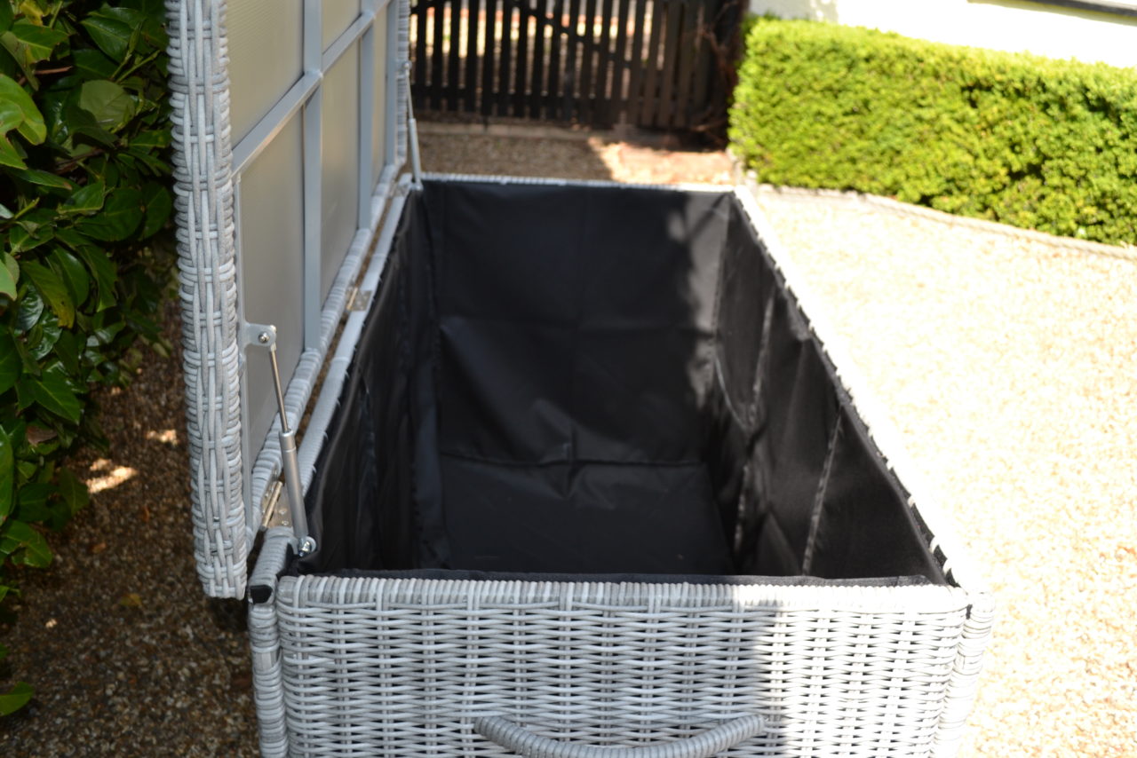 Deluxe XL Cushion Box - Slate - Regatta Garden Furniture Essex